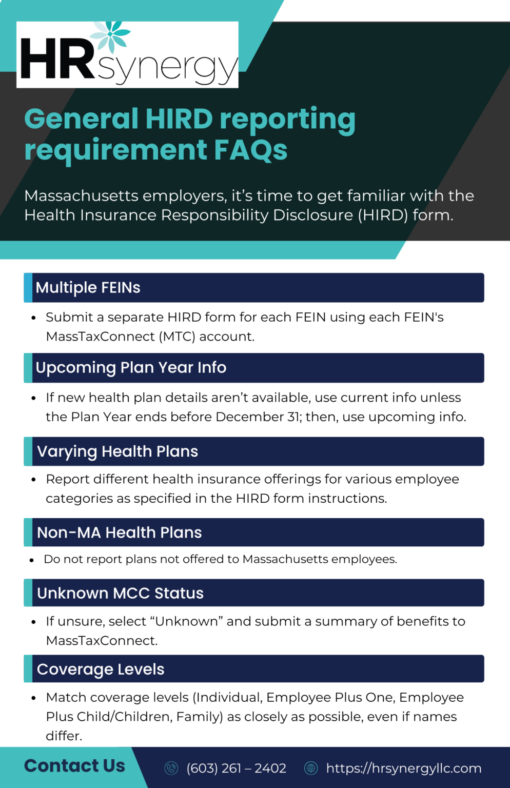 Client Alert: BY 12/15/24: General HIRD reporting requirements - HR ...